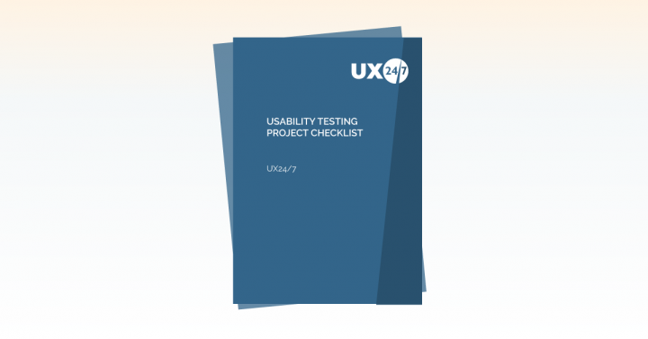 Usability Testing Checklist - UX24/7